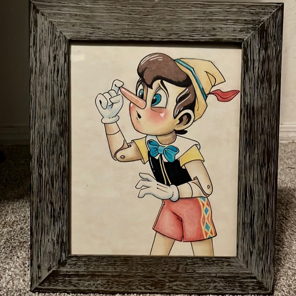 Other | Its A Pinocchio Drawing Very Detailed | Poshmark
